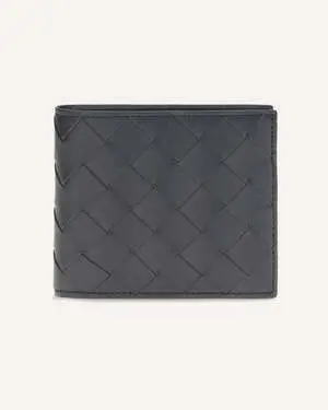 Bottega Veneta Bifold Leather Intrecciato Wallet