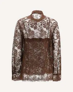 Ermanno Scervino Lace Button-up Shirt