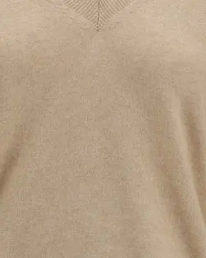 Malo V-neck Sweater - Beige