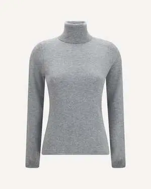 ALLUDE Cashmere Turtleneck Sweater