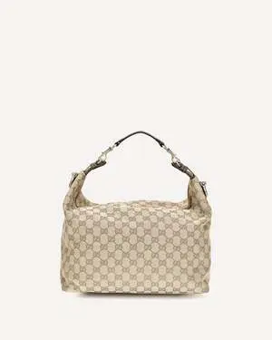 Gucci Gucci Medium Brera Handbag In GG Canvas Beige