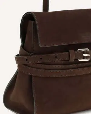 Moschino Medium Top Handle Bag With Buckle Detail