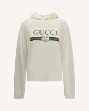 Gucci Cotton And Cashmere Jersey Hoodie