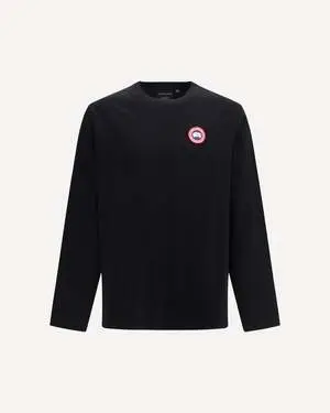 Canada Goose Vantage Ong Seeve T-shirt Mae - Black