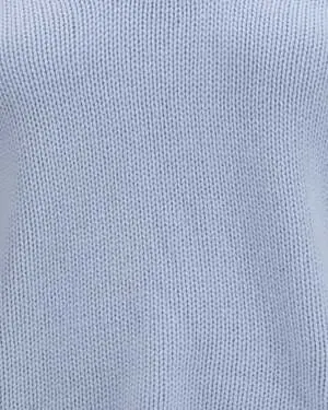 Loulou De Saison Derry Cashmere U-neck Sweater - Light Blue