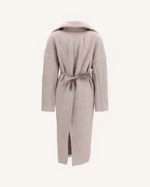 Rick Owens Dracucollar Belted Coat