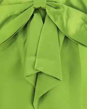 SELF-PORTRAIT Satin Dress With Back Bow