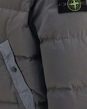 Stone Island Nylon Metal Hooded Down Jacket - Grey
