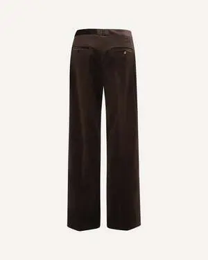 LARDINI Velvet Tailored Pants
