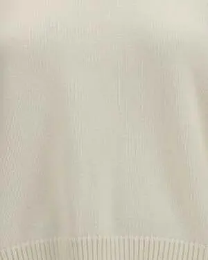 Loulou De Saison Breha Woo Cashmere Bend Sweater Femae - White