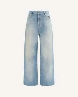 GOLDEN GOOSE Embroidered Logo Denim Jeans