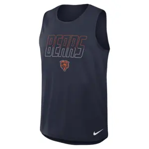 Nike Chicago Bears Dri-fit Nfl Tank Top - Blue