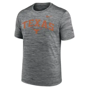 Nike Texas Primetime Arch Logo Velocity Dri-fit College T-shirt - Grey