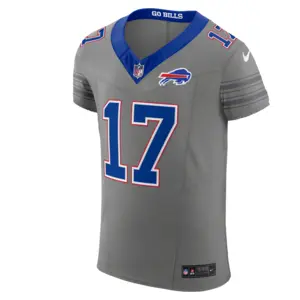 Nike Josh Allen Buffalo Bills Dri-fit Nfl Elite Jersey - Grey