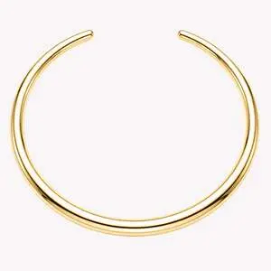 BONHEUR. Daphné Cuff Choker Rhodium Plated