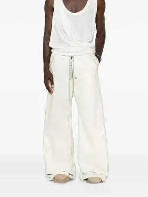 Rick Owens Bela Wide-leg Trousers - White