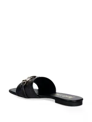 Just Cavalli Chain-link Woven Sandals