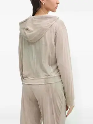 Juicy Couture Ribbed Zip-up Hoodie