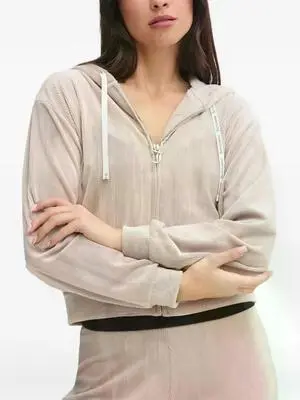 Juicy Couture Ribbed Zip-up Hoodie