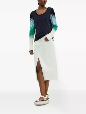 Desigual Striped Long-sleeve Top - Blue