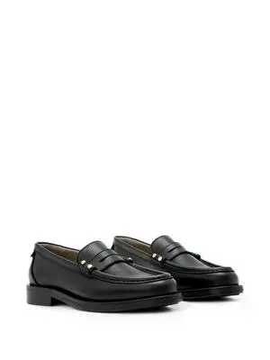 ALLSAINTS Bloom Stud-embellished Penny Loafers