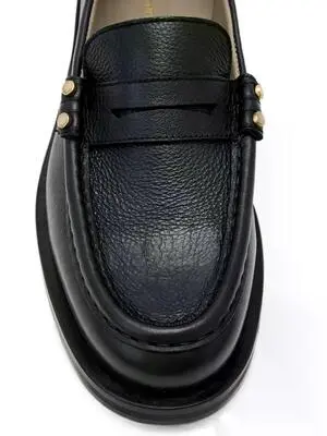ALLSAINTS Bloom Stud-embellished Penny Loafers