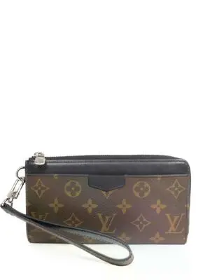 LOUIS VUITTON Monogram Macassar Zippy Dragonne Long Wallet