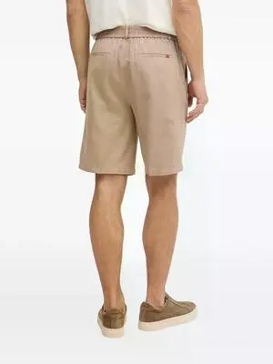 MOS MOSH Mmgbaldo Porro Pleated Elasticated-waist Shorts