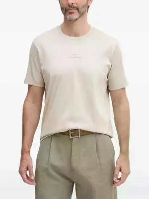 Paul & Shark Logo-embroidered T-shirt - Neutrals
