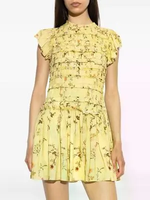 ALLSAINTS Floral-print Ruffled Dress