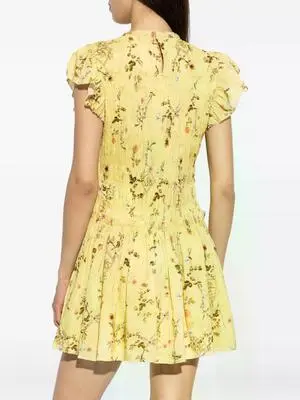 ALLSAINTS Floral-print Ruffled Dress