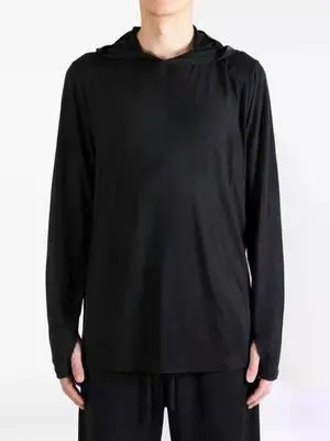 FREE FLY Thumb-slot Hoodie - Black