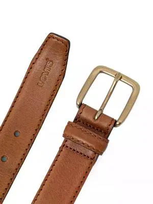 LEVI'S Logo-debossed Leather Belt