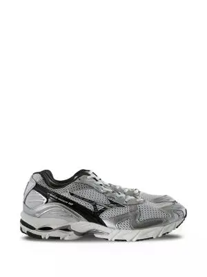 Mizuno Wave Rider Mesh-panel Sneakers - Grey