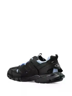 Balenciaga Track Panelled Sneakers - Black