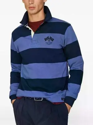 HACKETT LONDON Striped Rugby Shirt