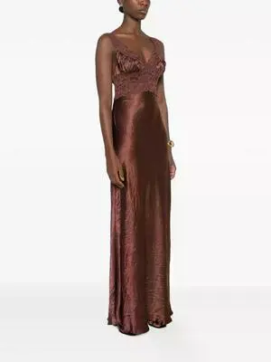 Arcina Ori Lace-panelled Maxi Dress