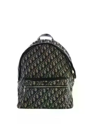 Dior 2020 Oblique Canvas Rider Backpack - Blue
