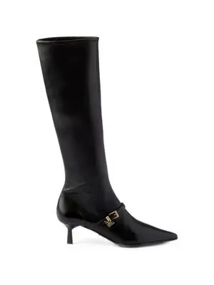 Prada Stretch Nappa Leather Boots - Black