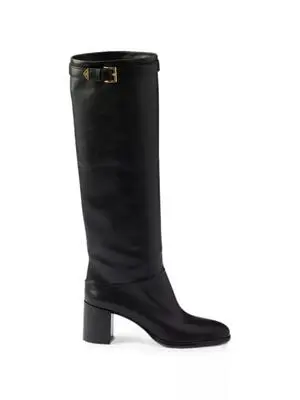 Prada Leather Boots - Black