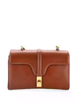 Celine Soft 16 Bag Smooth Calfskin Teen Shoulder Bag - Brown