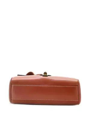 Celine Soft 16 Bag In Smooth Calfskin - Brown