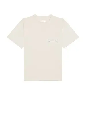 REMINGTON STONE Cash Or Gass Tee In Cream