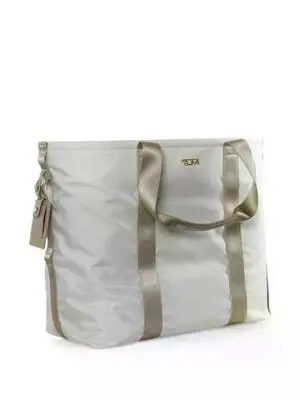 Tumi Logo-plaque Luggage-tag Tote Bag - Neutrals