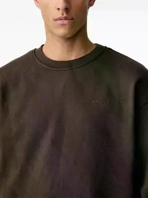 LEVI'S Logo-embroidered Crew-neck Sweater