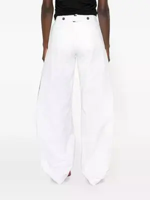 Brandon Maxwell The Parks Side-pleat Trousers