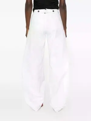 Brandon Maxwell The Parks Side-pleat Trousers