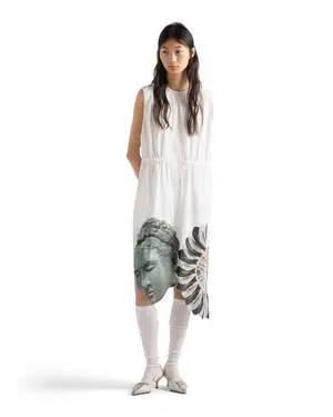 Prada Printed Compact Fabric Dress