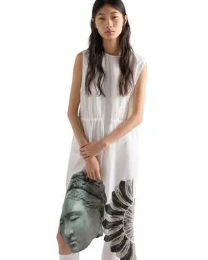 Prada Printed Compact Fabric Dress