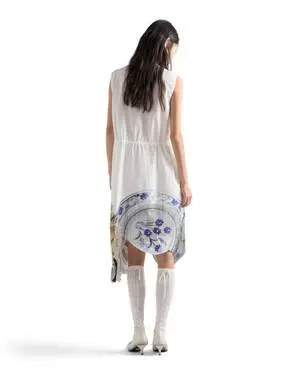 Prada Printed Compact Fabric Dress